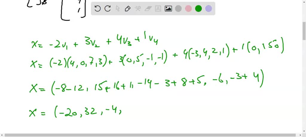 Given the coordinate matrix of x relative to a (nonstandard) basis B ...