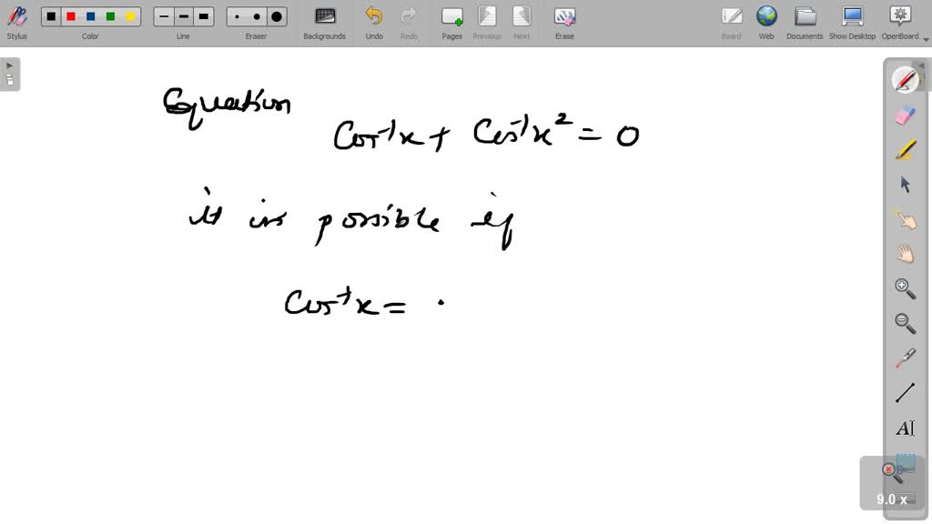 ⏩SOLVED:Solve for x: cos^-1 x+cos^-1 x^2=0 | Numerade