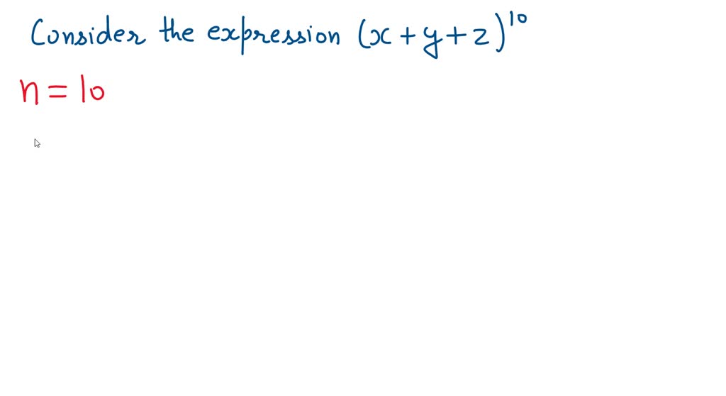 Solved Find The Coefficient Of The Term When The Expression Is Expanded