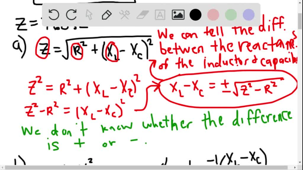 A capacitor and a resistor are connected in series to a sine wave ...