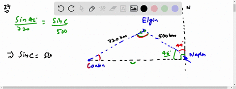 SOLVED: Flight Path A plane flies 500 kilometers with a bearing of 316 ...