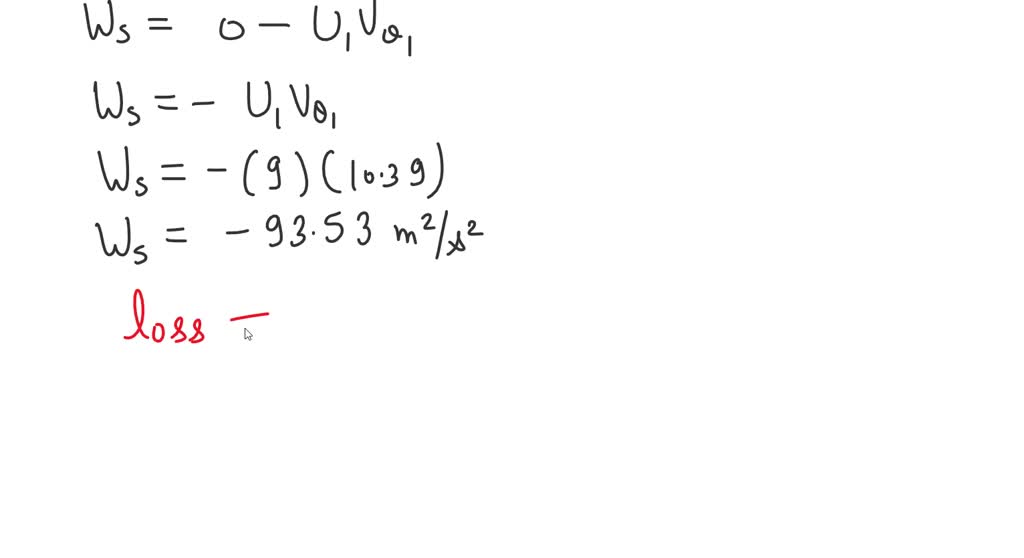 SOLVED:Consider a radial diffuser in a centrifugal compressor with ...