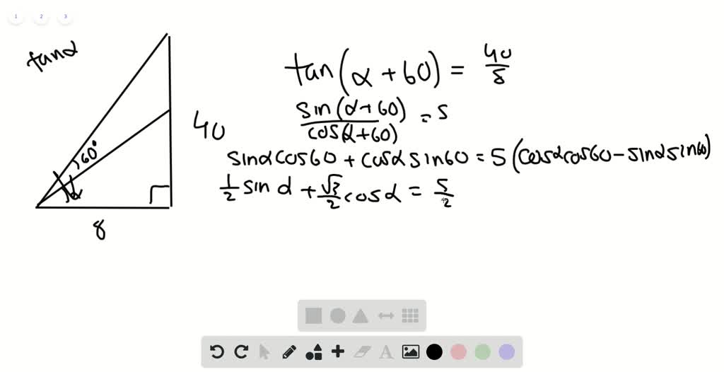 SOLVED Determine The Exact Value Of Tan in The Figure 