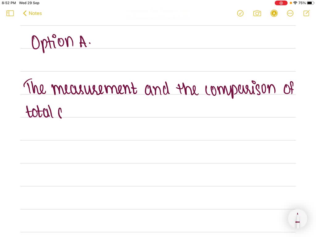 SOLVED:Measurement and comparison of total growth per unit time is ...