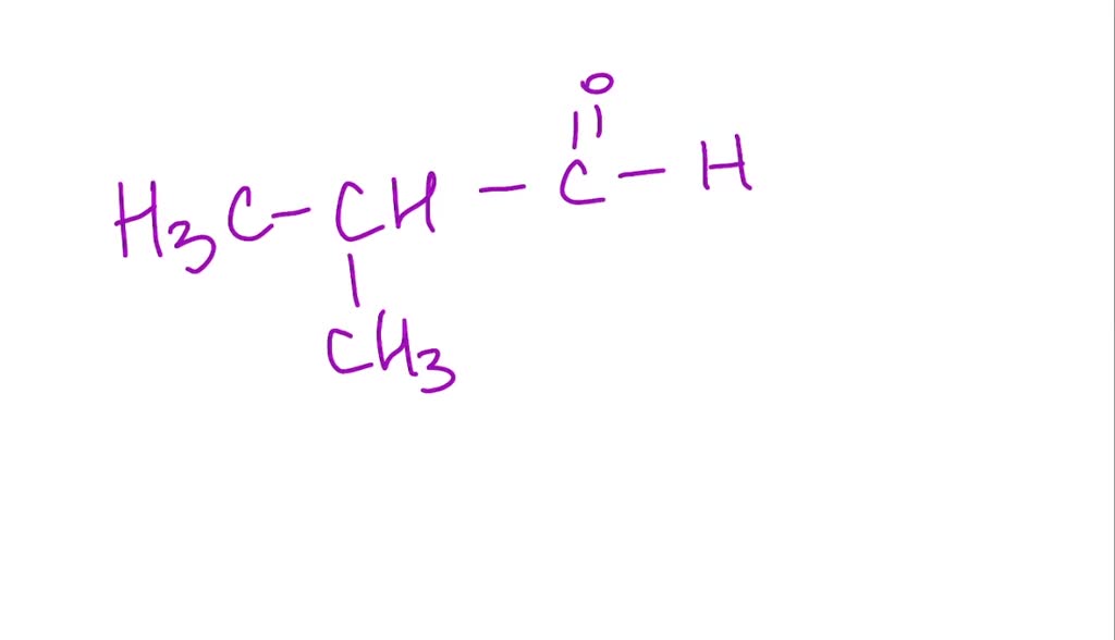 A compound with the formula C4 H8 O is made by oxidation of 2-methyl-1 ...