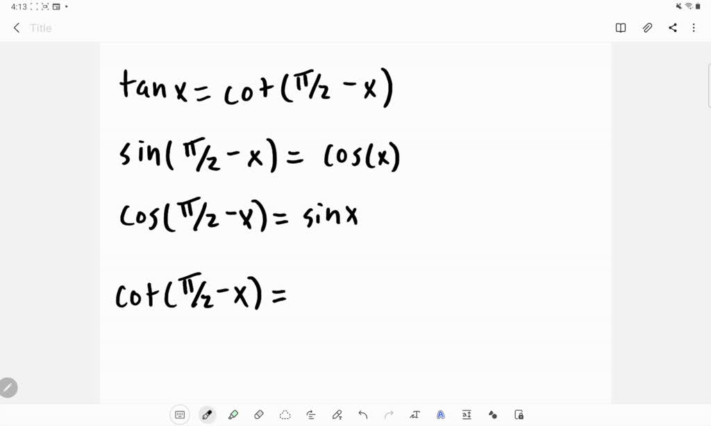 SOLVED:Derive the identity using the identities listed in this section ...