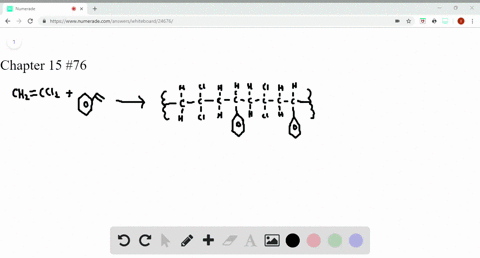 What is the general structure of an alternating copolymer? | Numerade