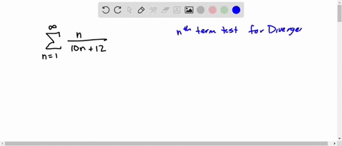 SOLVED:Use the nth Term Divergence Test (Theorem 4) to prove that the ...