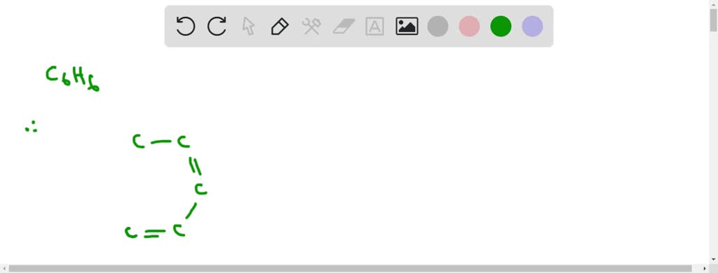 SOLVED:The molecular structure of benzene, C6 H6, is planar. Is the ...