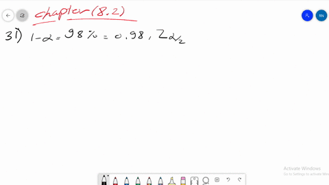 SOLVED:98% confidence Find z* for a 98% confidence interval using Table ...