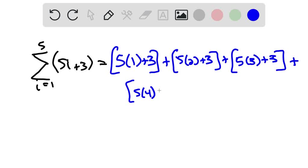 Solved Use The Summation Properties And Rules To Evaluate Each Series See Examples 6 And 7 ∑i
