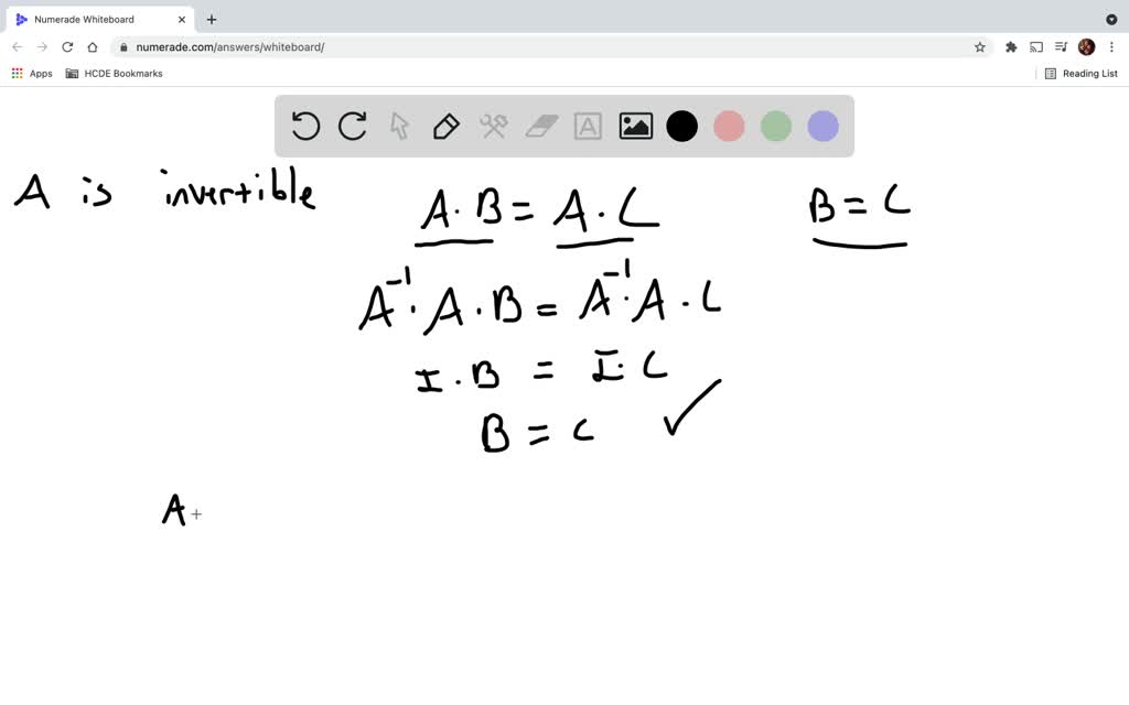 SOLVED 2 Give An Example Of An Invertible Matrix A Such That AT Is Not