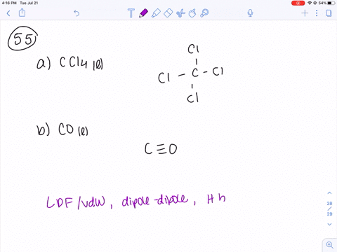 SOLVED:What kind of intermolecular interactions take place in (a ...