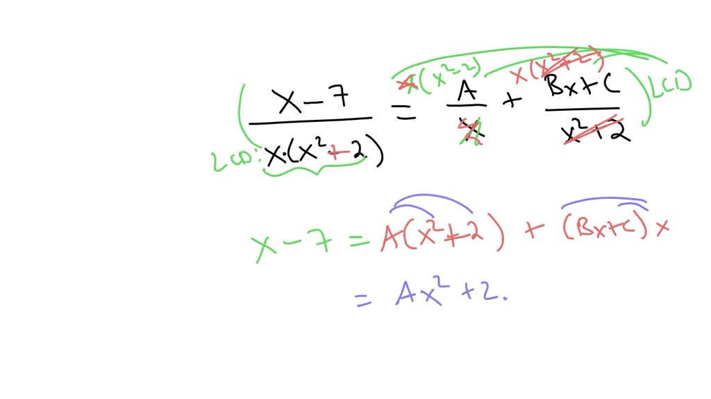 ⏩SOLVED:Determine the constants (denoted by capital letters) so that… | Numerade