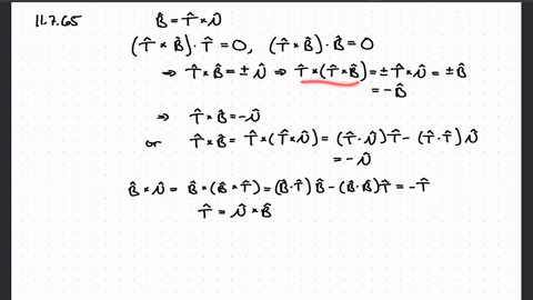 SOLVED:Prove that 𝐍=𝐁 ×𝐓 . Derive a similar result for 𝐓 in terms of 𝐍 and 𝐁.