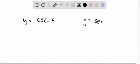 SOLVED:Fill in the blanks. To sketch the graph of a secant or cosecant function, first make a ...