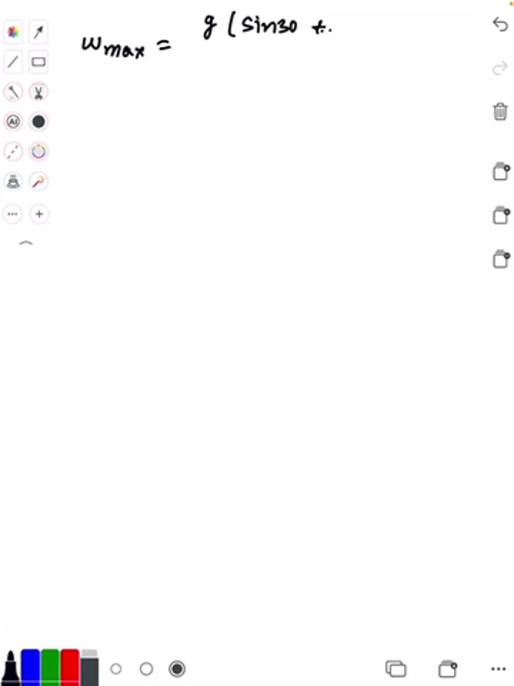 The small object is placed on the inner surface of the conical dish at ...