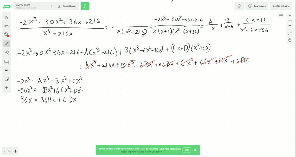 SOLVED:For the following exercises, find the decomposition of the partial fraction for the ...