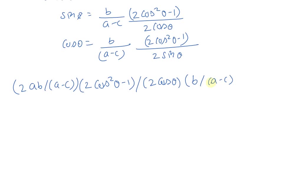 ⏩SOLVED:Prove that a rotation of θ, where cot2 θ=(a-c) / b, will… | Numerade