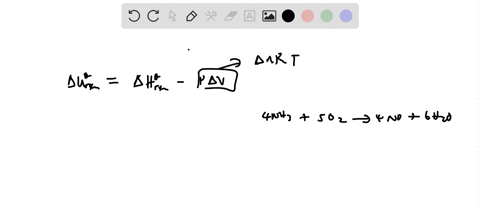 SOLVED:Calculate the value of \Delta U_{\text {rxn }}^{\circ} at 25^{\circ} \mathrm{C} for the ...