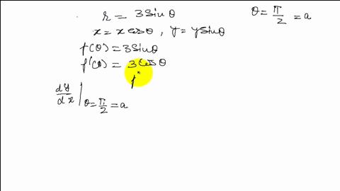 SOLVED:Find the slope of the tangent line to the polar curve at the ...