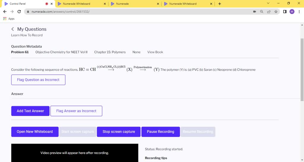 ⏩SOLVED:Consider the following sequence of reactions. HC ≡CH (1 ...