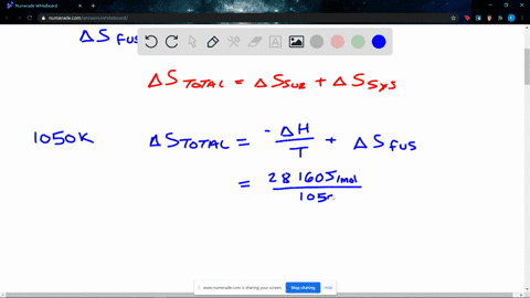 SOLVED:For the melting of sodium chloride, ΔH fusion =28.16 kJ / mol ...