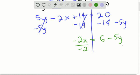 SOLVED:Rewrite the equation so that x is a function of y . Then use the ...