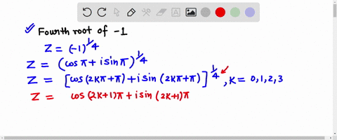 SOLVED:Find each root and graph them in the complex plane. The fourth ...