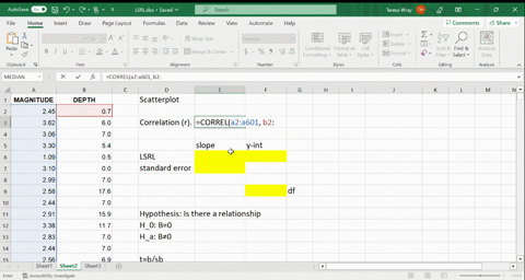 SOLVED:Use the data from Appendix B to construct a scatterplot, find the value of the linear ...