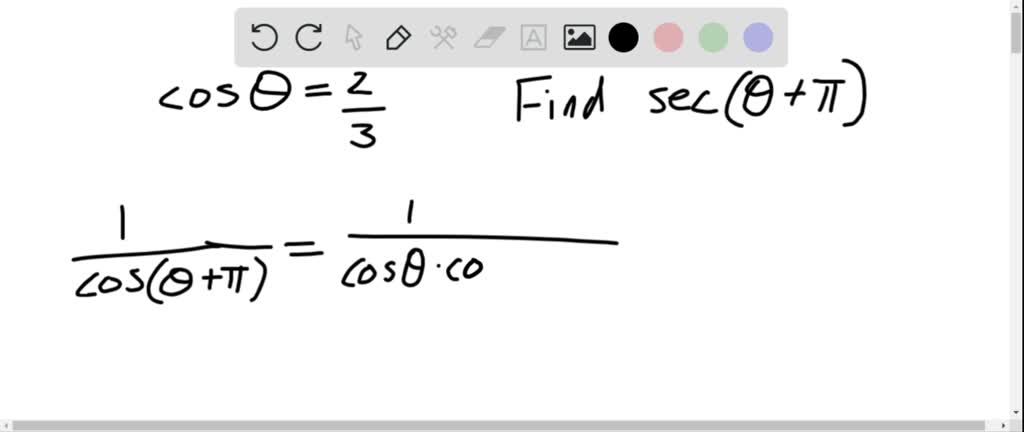 If θis a positive acute angle such that secθ=cosec 60^∘, find the value ...