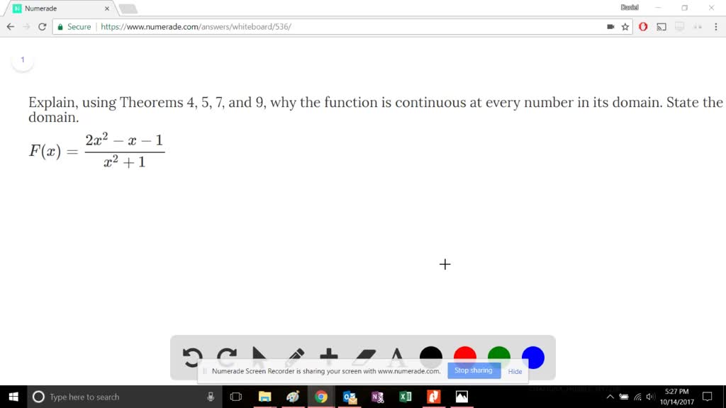 SOLVED:Explain, using Theorems 4, 5, 7, and 9, why the function is ... SOLVED:Explain, using Theorems 4, 5, 7, and 9, why the function is ...