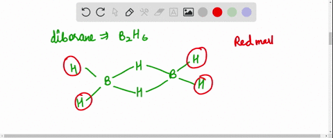 ⏩SOLVED:In diborane (a) 2-bridged hydrogens and four terminal… | Numerade