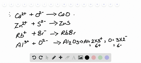 SOLVED:Write a formula for the ionic compound that forms between each pair of elements. a ...