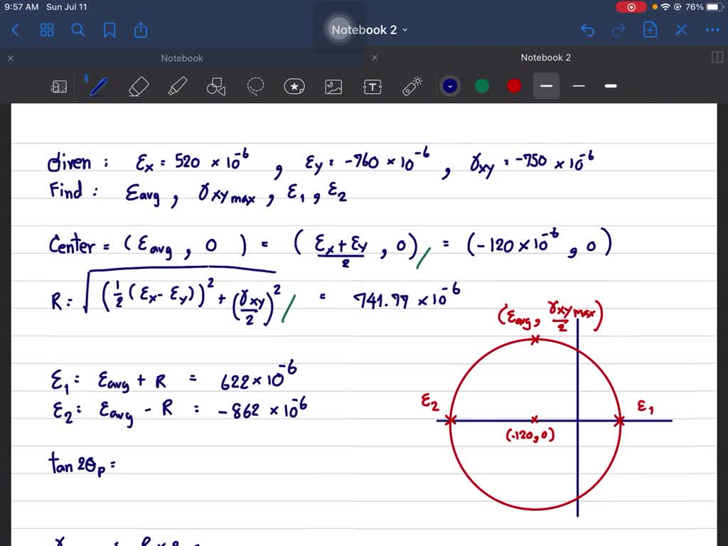 Solve Prob. 10-5 using Mohr's circle. | Numerade Solve Prob. 10-5 using Mohr's circle. | Numerade
