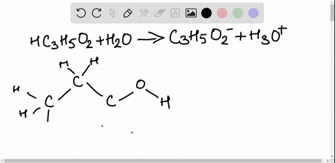 ⏩SOLVED:A student was shown the structure of a molecule of propanoic ...