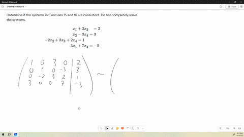 ⏩SOLVED:Determine if the systems in Exercises 15 and 16 are… | Numerade