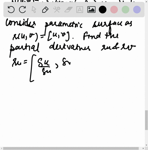VIDEO solution:Find a parametric representation and a normal vector. (The answer gives one of ...