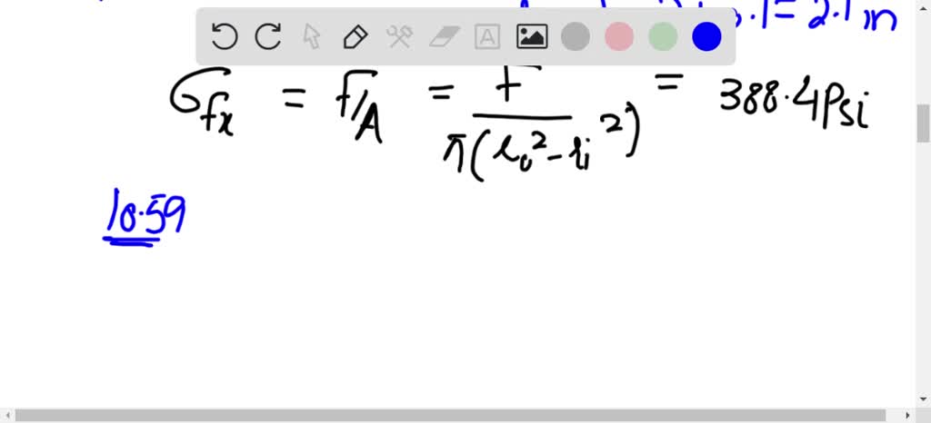 SOLVED:A cylindrical tank subjected to internal pressure p is ...