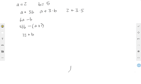 ⏩SOLVED:Which One Doesn't Belong? Suppose a=2 and b=5 . Identify the ...