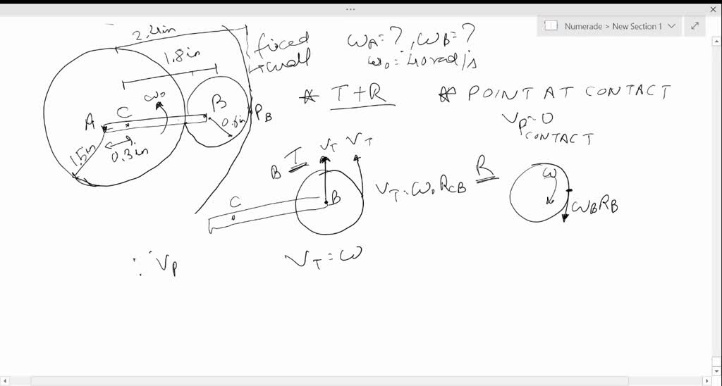 Solved Arm A C B Rotates About Point C With An Angular Velocity Of 40 Rads Counterclockwise