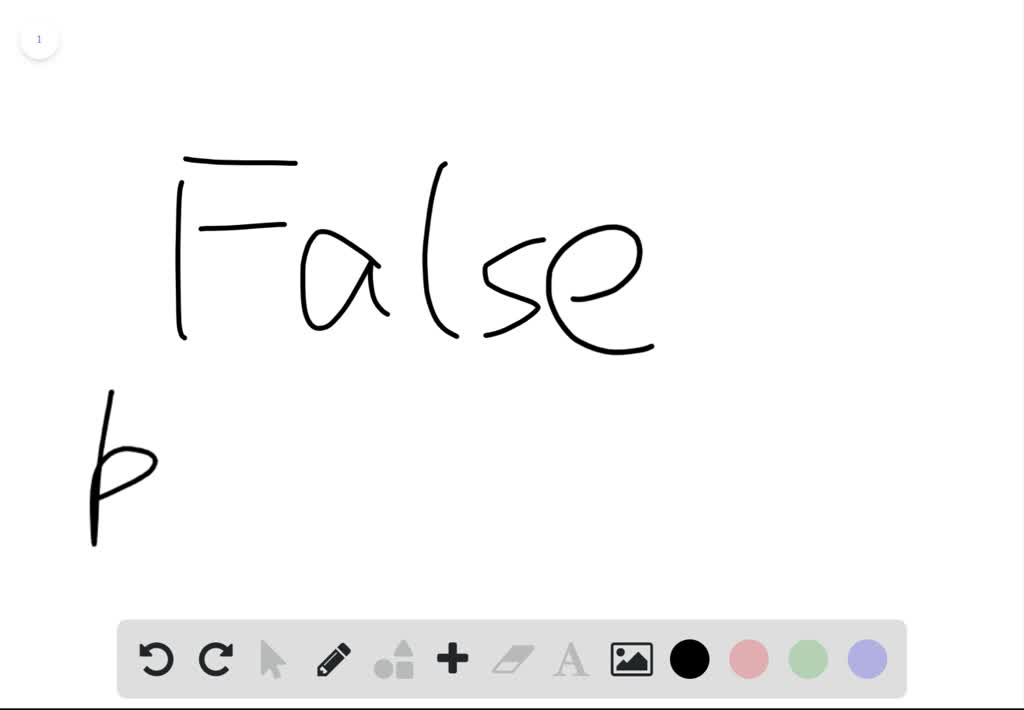 SOLVED:Decide whether the following statements are true or false. The ... SOLVED:Decide whether the following statements are true or false. The ...