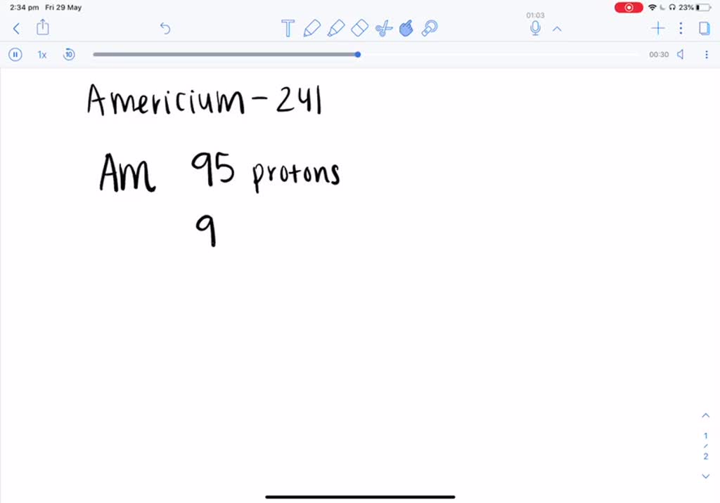 SOLVED:Americium-241 is a radioactive isotope that is used in high ...