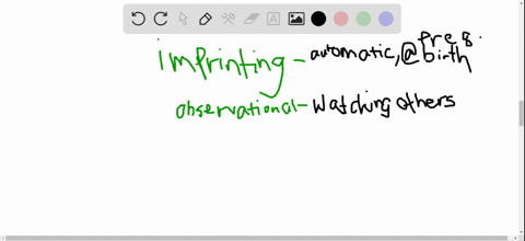 SOLVED:Identify how genes and learning are involved in imprinting.