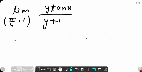 SOLVED:For the following exercises, evaluate the limits at the indicated values of x and y . If ...