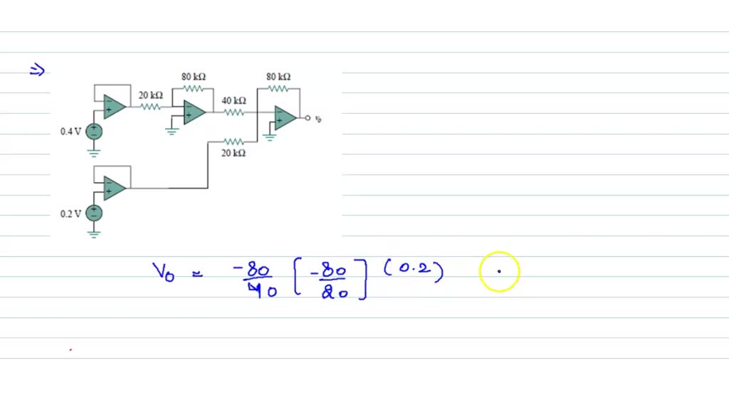 SOLVED: Obtain the output vo in the circuit of Fig. 5.80. Figure 5.80 ...