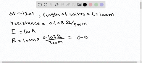 SOLVED:An electric utility company runs two 100 \mathrm{~m} copper ...