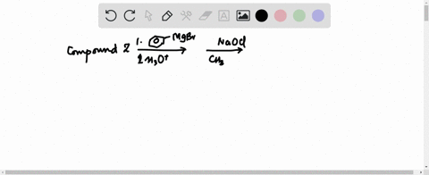 SOLVED:The only organic compound obtained when compound 𝐙 undergoes the following sequence of ...