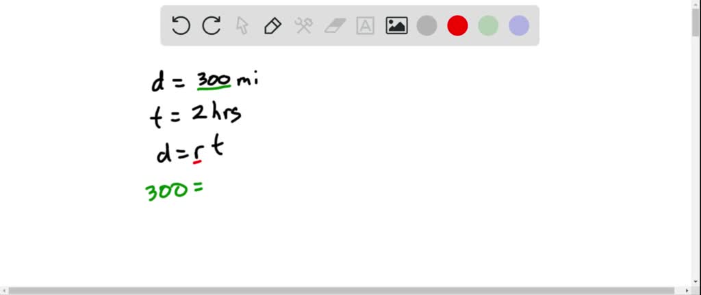 SOLVED:TORNADOES A tornado travels 300 miles in 2 hours. Use the formula d=r t to find the ...