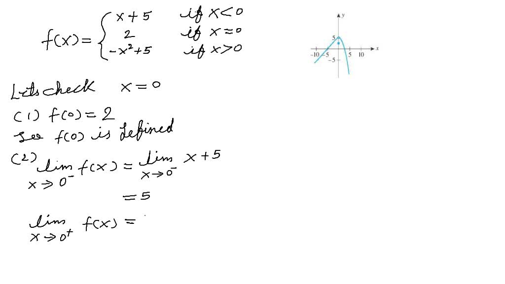 SOLVED:Determine the values of x, if any, at which each function is discontinuous. At each ...